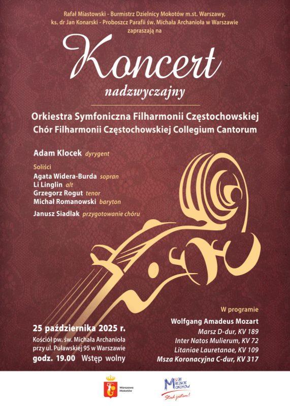 Mozart w mistrzowskim wykonaniu - Koncert Nadzwyczajny na Mokotowie ...